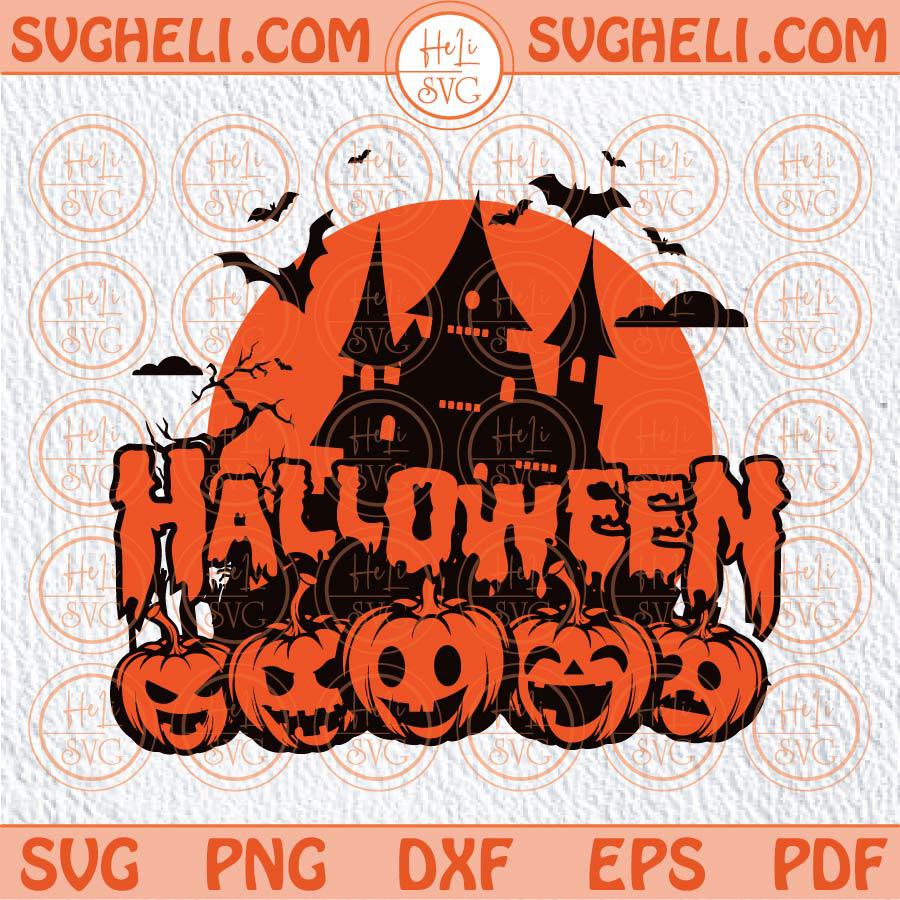 Halloween Svg Scary Halloween art Svg Silhouette Svg Png Dxf Png