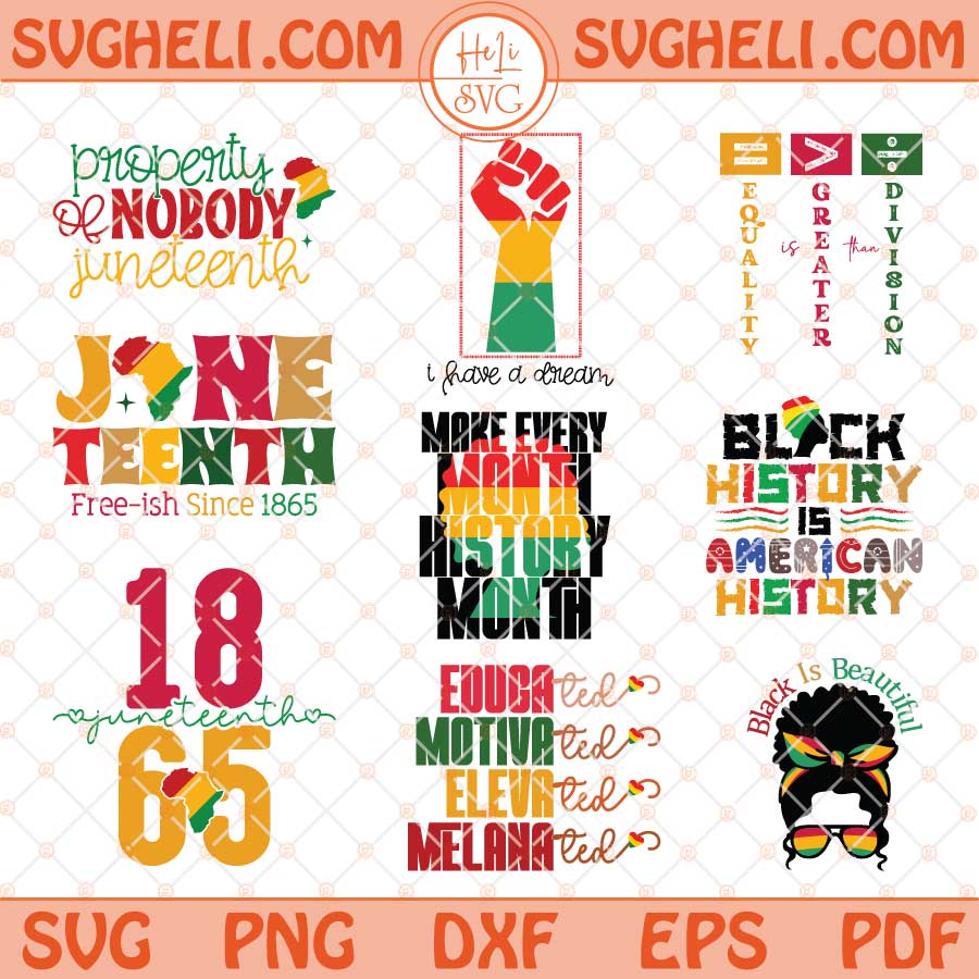 Mega Black History Month Svg Bundle African American Svg