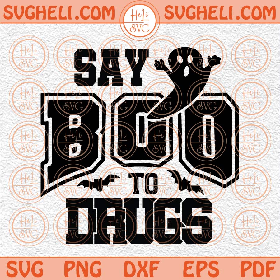 Say Boo To Drugs Svg Red Ribbon Week Svg Say No To Drugs Svg