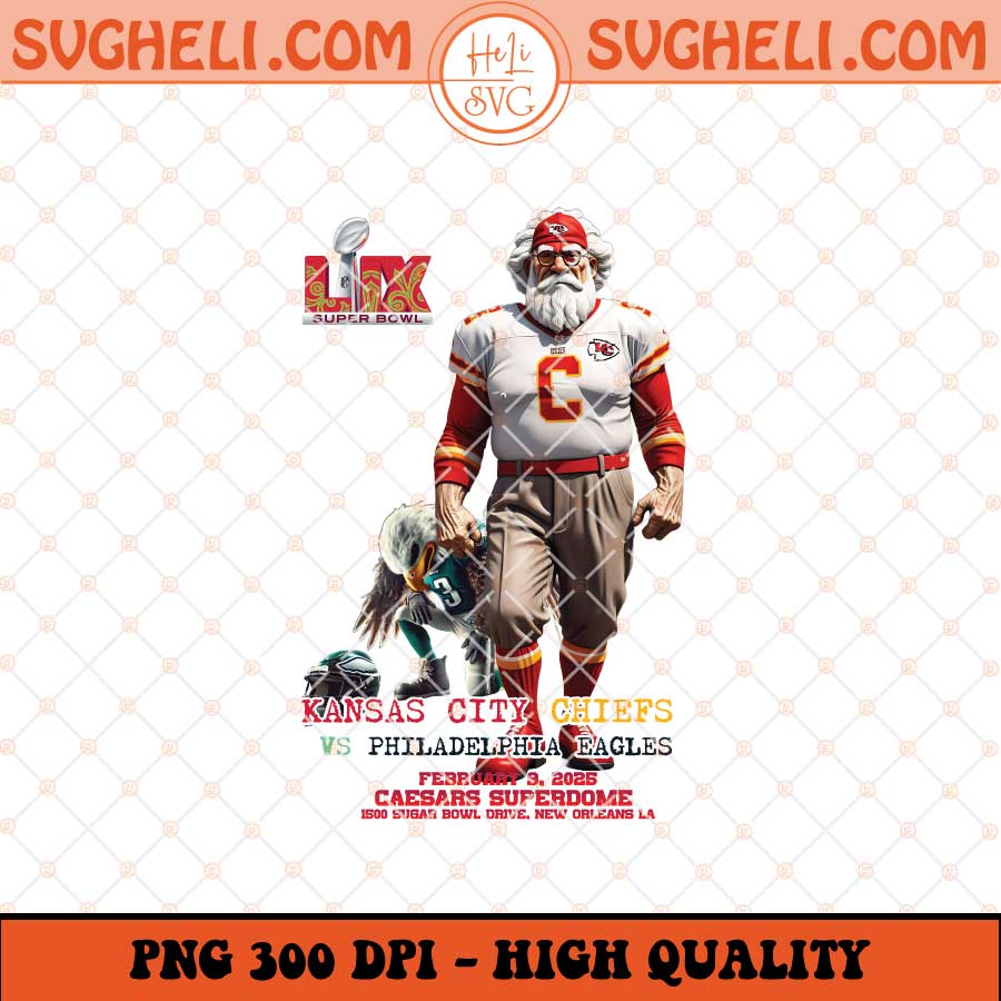 Super Bowl 2025 Kansas City vs Philadelphia Eagles Png