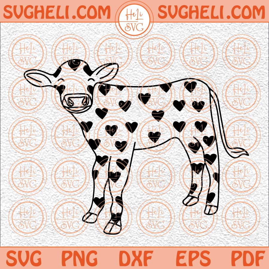 Valentine Cow Svg Cowboys Valentine Svg Western Valentine Svg