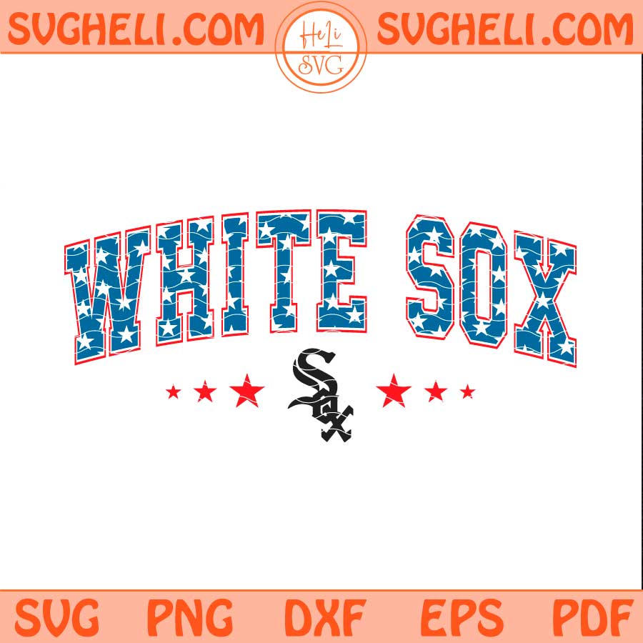 American Chicago White Sox Svg White Sox MLB Baseball Svg