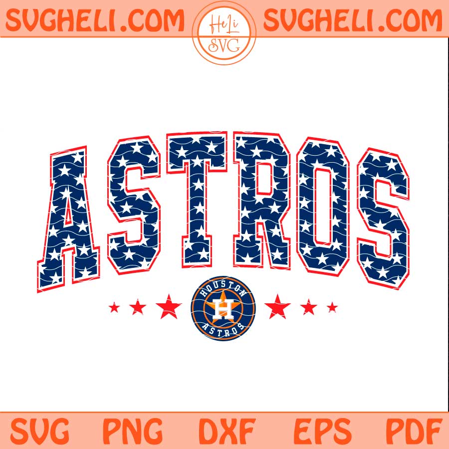 American Houston Astros Svg Houston Astros MLB Baseball Svg
