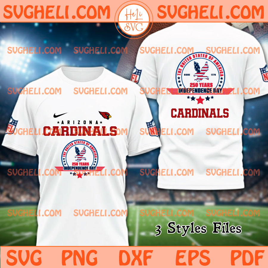 Arizona Cardinals USA 250th Anniversary Svg, Arizona NFL Svg