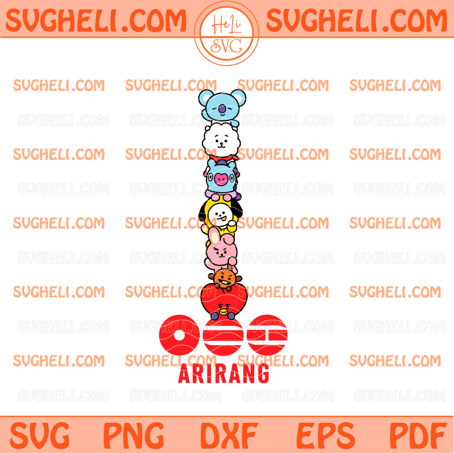 BT21 Chibi World Tour Bangtan 2026 Concert Svg