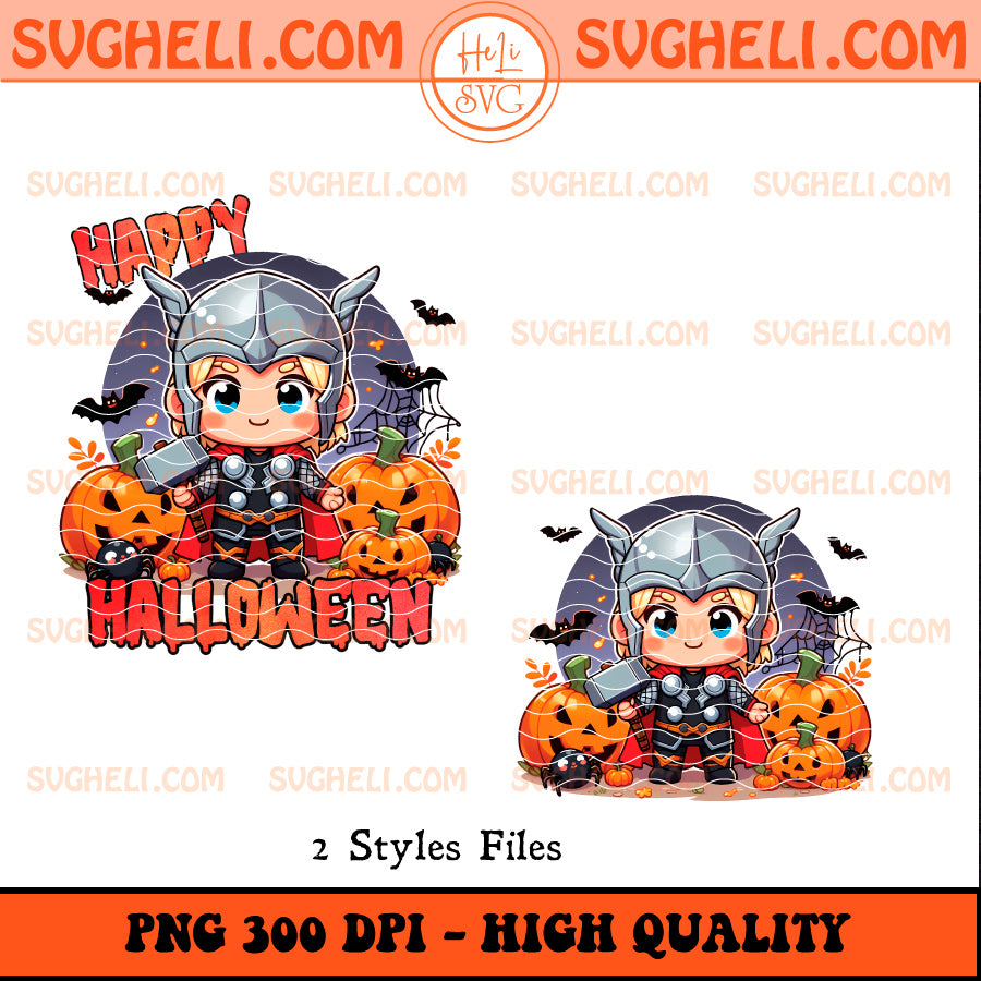 Baby Thor Halloween Png, Happy Halloween Thor Png