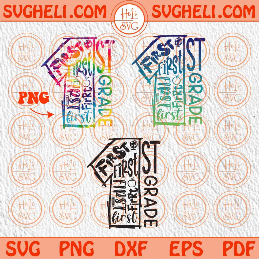 Back to School Svg 1st Grade Png Sublimation First Grade Svg Png