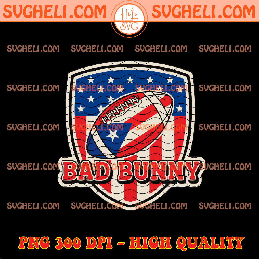 Bad Bunny Super Bowl 2026 Football Bad Bunny NFL Png
