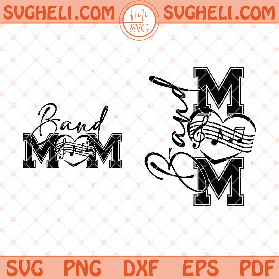 Band Mom Svg Marching Band Mom Svg Drumline Mom Svg