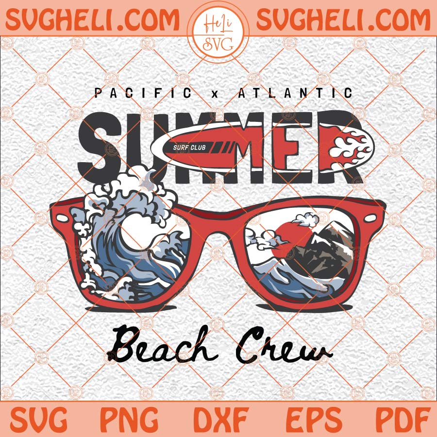 Beach Crew Svg Retro Summer Svg Summer Break Svg Beach Svg