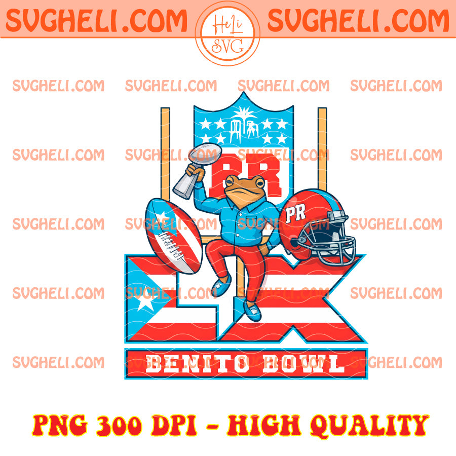 Benito Bowl Bad Bunny Super Bowl LX Png, Super Bowl LX Png