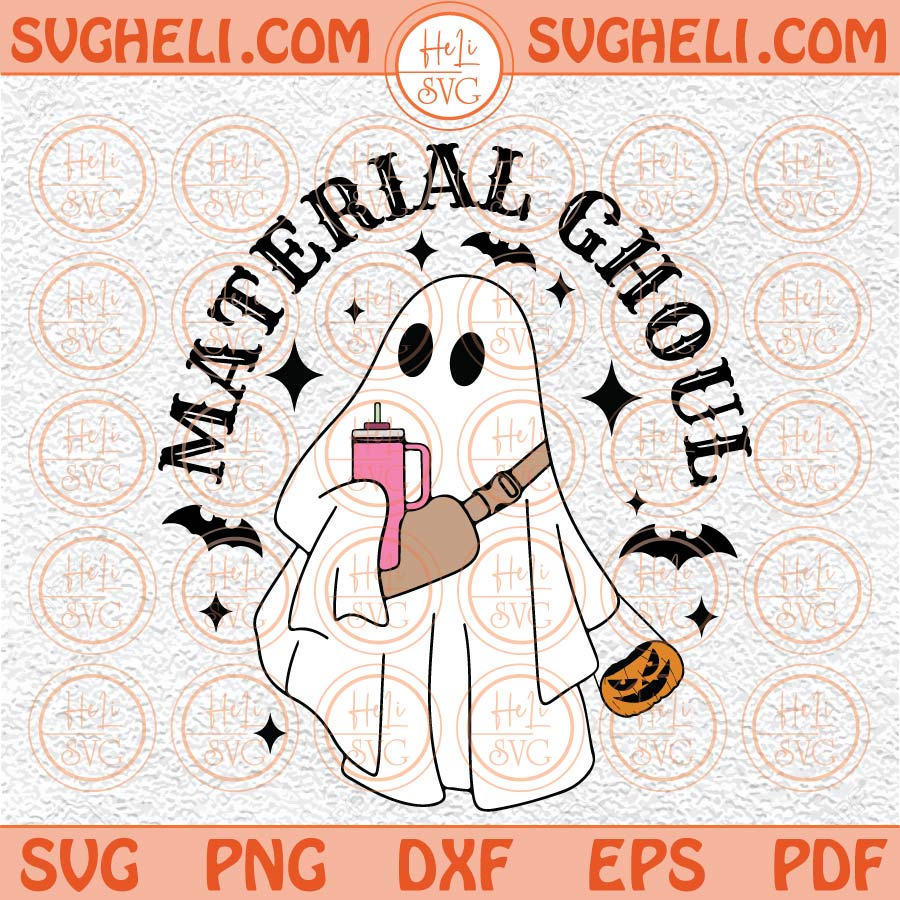 BooJee Svg Material Ghoul Svg Tumbler Inspired Ghost Svg Halloween Svg