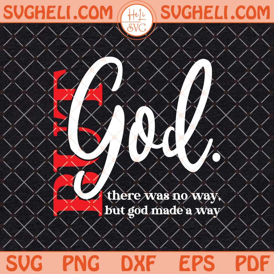 But God Svg Created With A Purpose Svg Christian Svg