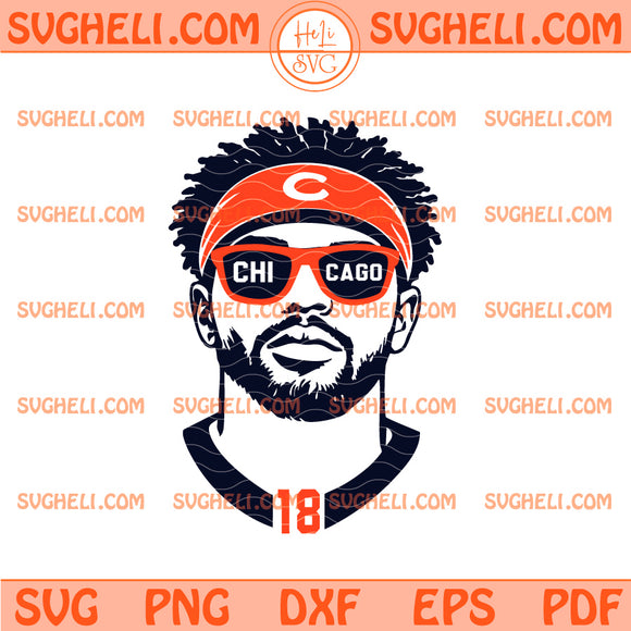 Caleb Williams Svg,Chicago Football Svg,Chicago Playoffs Svg