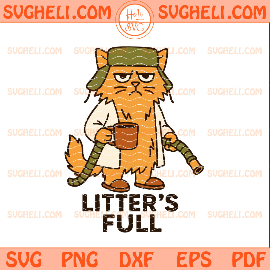 Cat Litter's Full Svg, Cat Cousin Eddie Shitters Full Svg