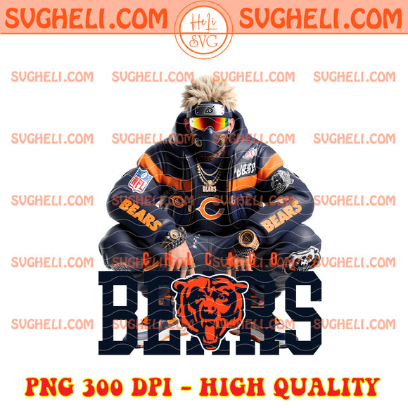 Chicago Bears Naruto NFL Png, NFL Chicago Bears Png