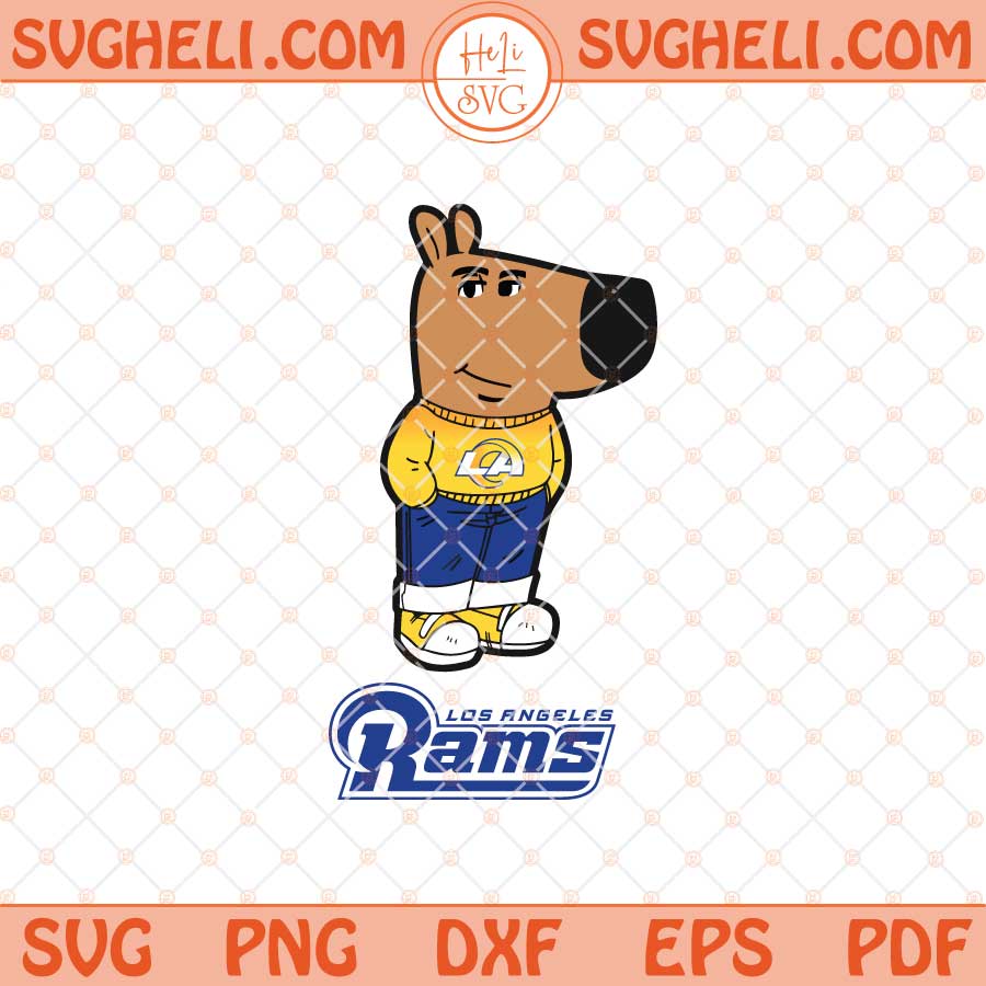 Chill Guy Los Angeles Rams Football Svg Chill Guy NFL Svg