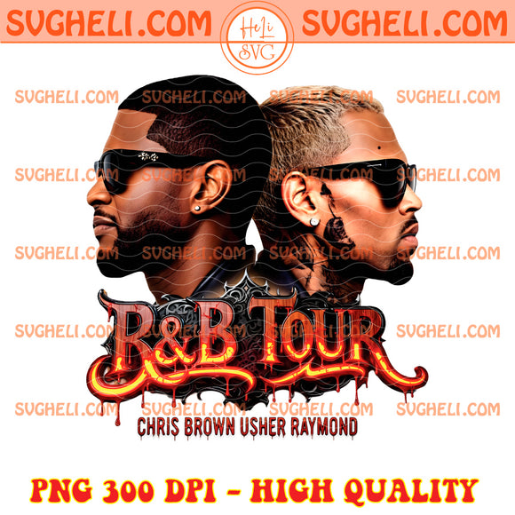Chris Brown Usher Raymond The R&B TOUR 2026 Png,R&B TOUR Png