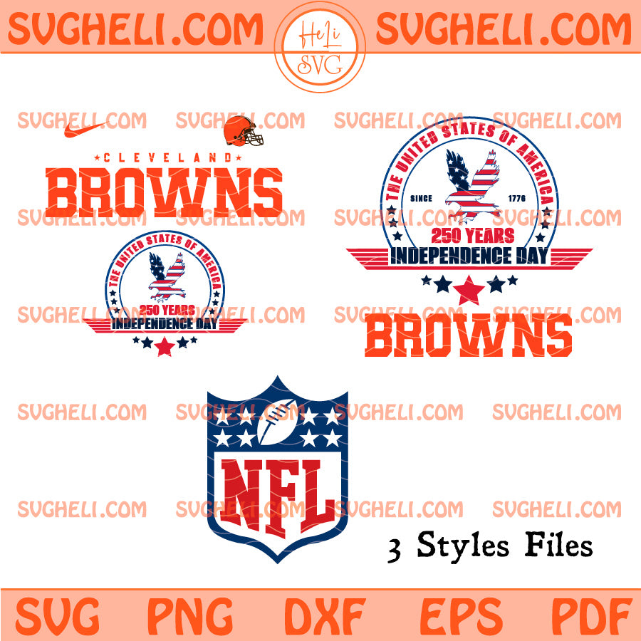 Cleveland Browns USA 250th Anniversary Svg, Browns NFL Svg