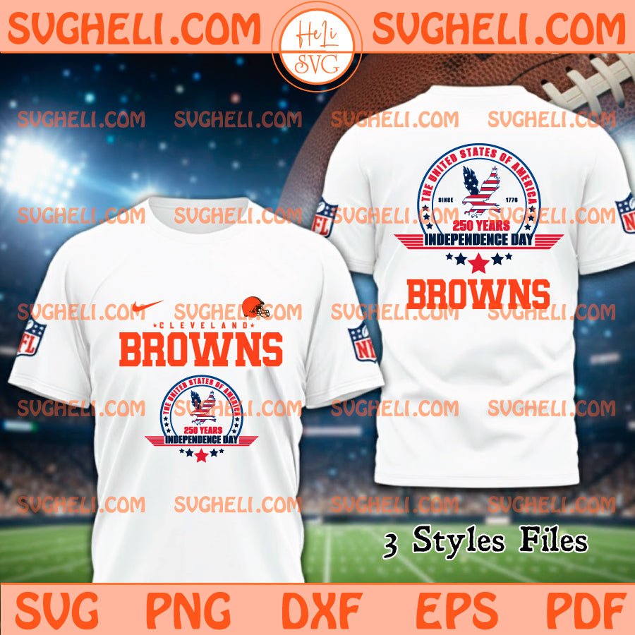 Cleveland Browns USA 250th Anniversary Svg, Browns NFL Svg
