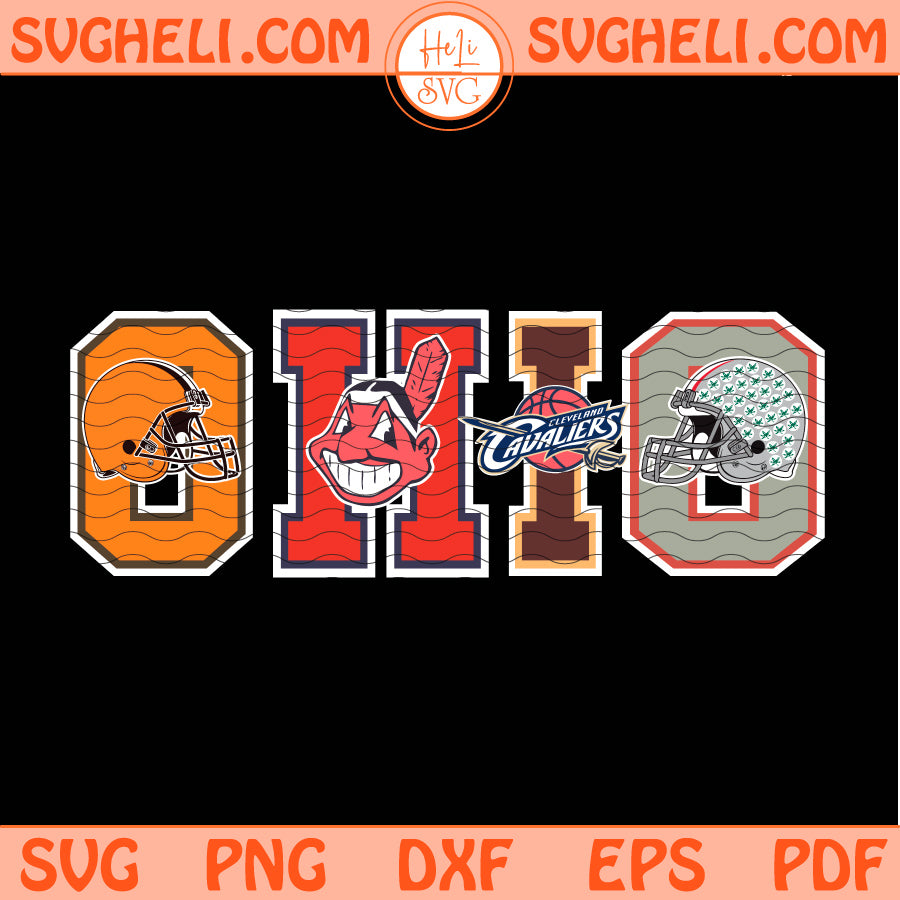 Cleveland's 10 Greatest Teams Svg, State Of My Teams Svg