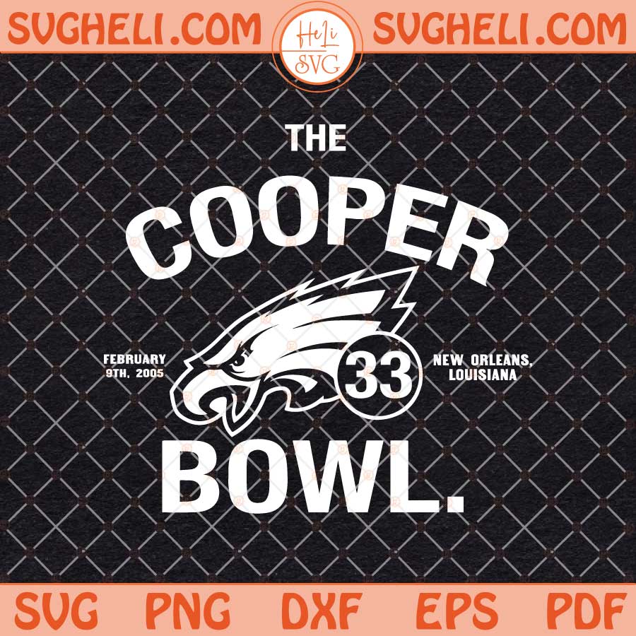 Cooper DeJean 33 Svg The Cooper Bowl Svg Eagles Svg
