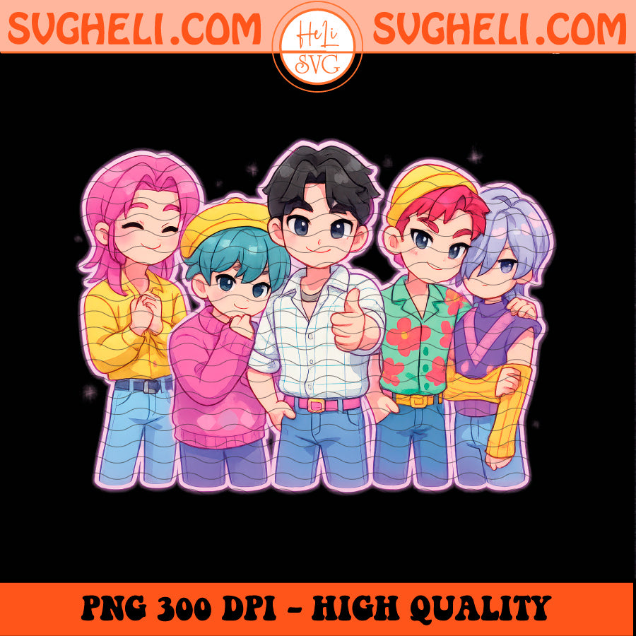 Cute Funny Chibi Saja Boys Png, Cute KPop Demon Hunters Png