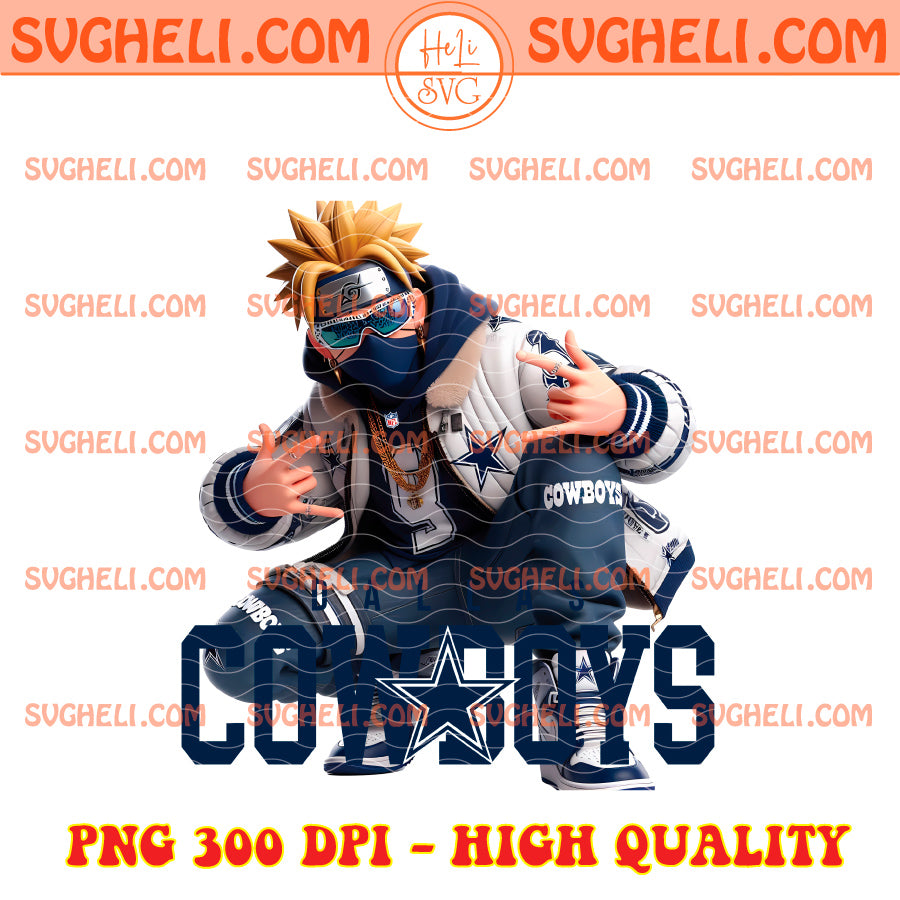 Dallas Cowboys Naruto NFL Png, Dallas Cowboys NFL Png