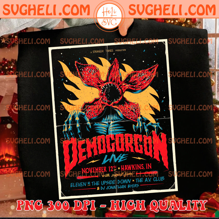 Demogorgon Stranger Things SS5 Png, Upside Down Png