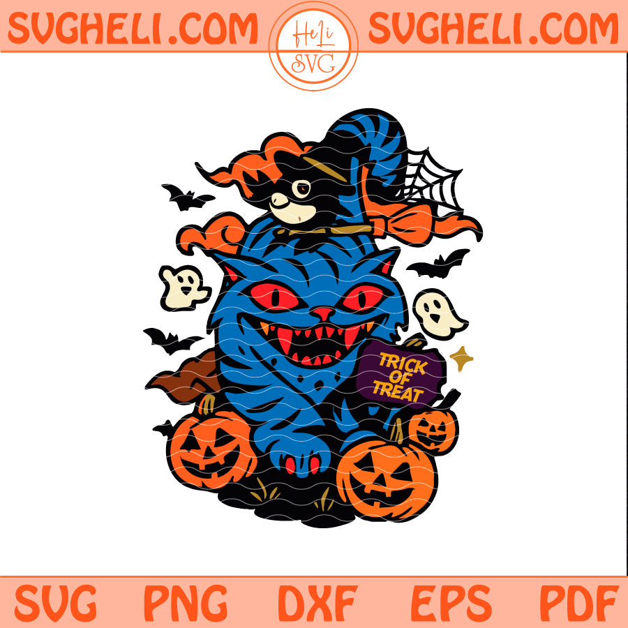 Derpy Tiger Halloween Svg, Kpop Demon Hunters Pumpkin Svg
