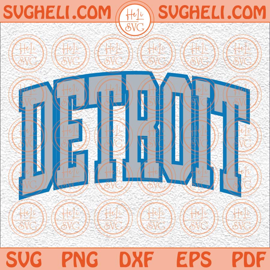 Detroit Football Svg Lions Svg Retro Vintage Lions Svg Football Svg