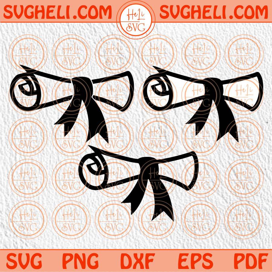 Diploma with Ribbon Svg Graduation Certificate Svg Diploma Svg Png