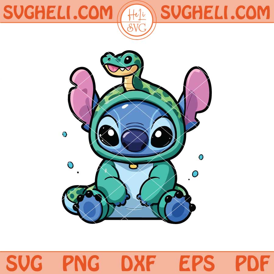 Disney Stitch Snake Svg Stitch Snake Svg Cute Stitch Svg