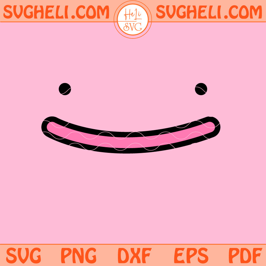 Ditto Face Svg Ditto Pokemon Svg Pokemon Face Svg