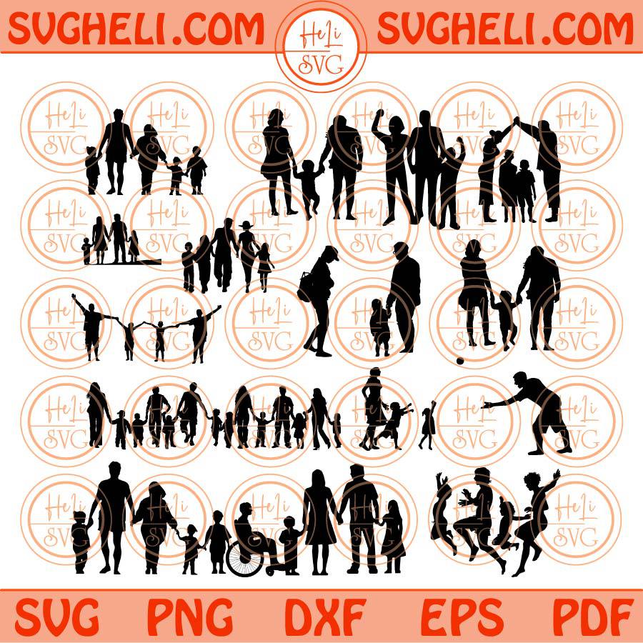 Family Svg Family Silhouette Svg Family Together Svg Png Dxf