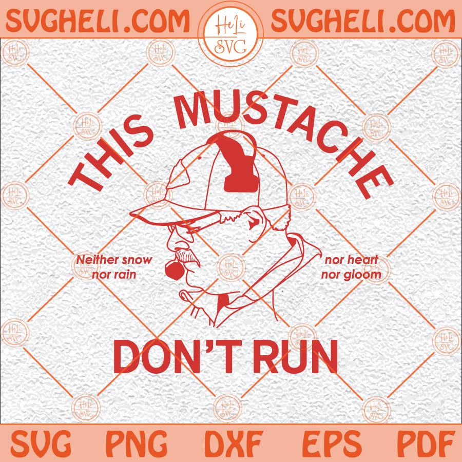 Frozen Andy Svg Andy Reid Mustache Svg Big Red Mustache Svg
