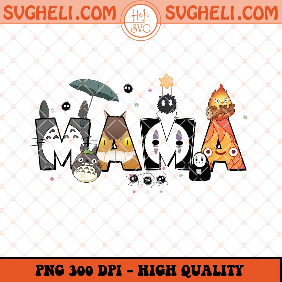 Ghibli Mama Png Howl's Moving Castle Png Totoro Mom Png
