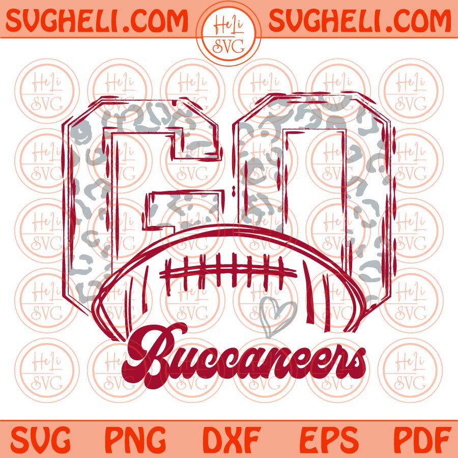 Go Buccaneers Svg Go Leopard Buccaneers Football Svg Go Football