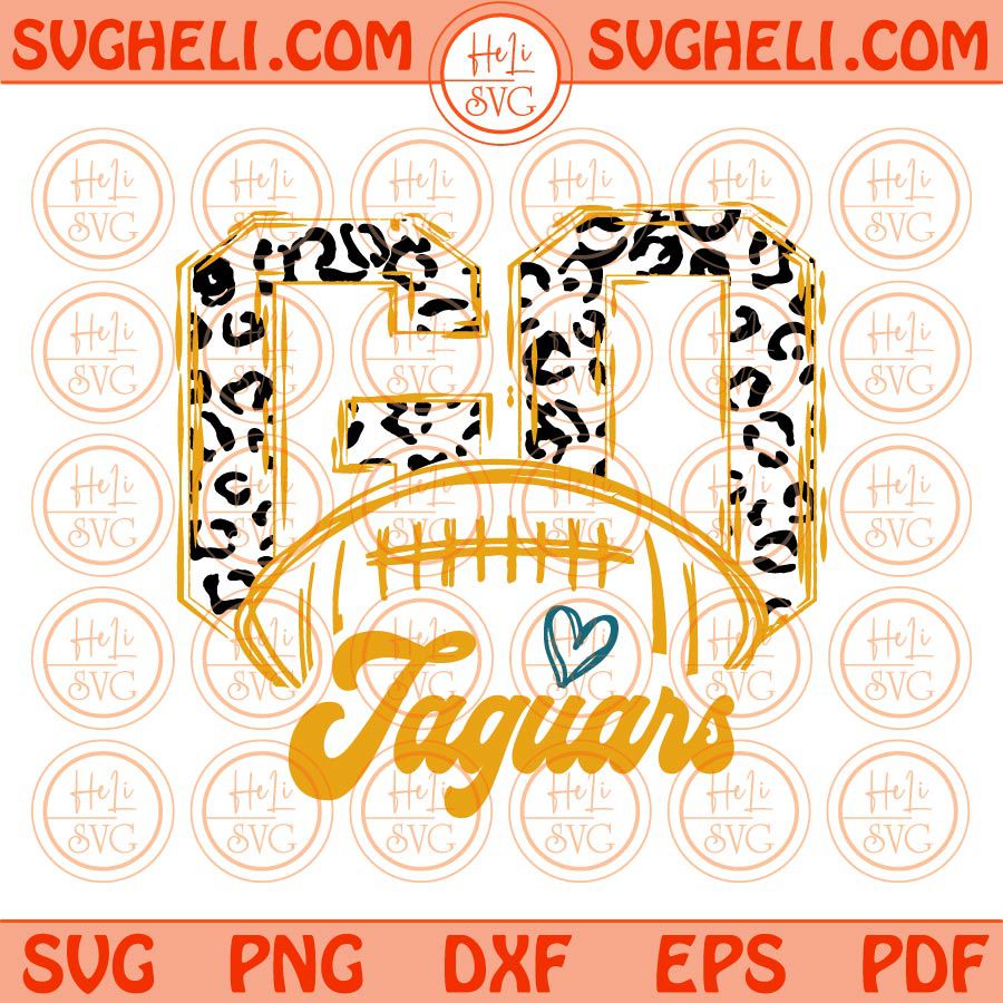 Go Jaguars Svg Go Leopard Jaguars Football Svg Go Football Jaguars Svg