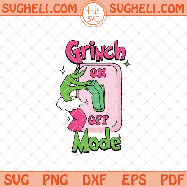 Grichy Hand Svg Grinchy Mode On Svg Movie Christmas Svg