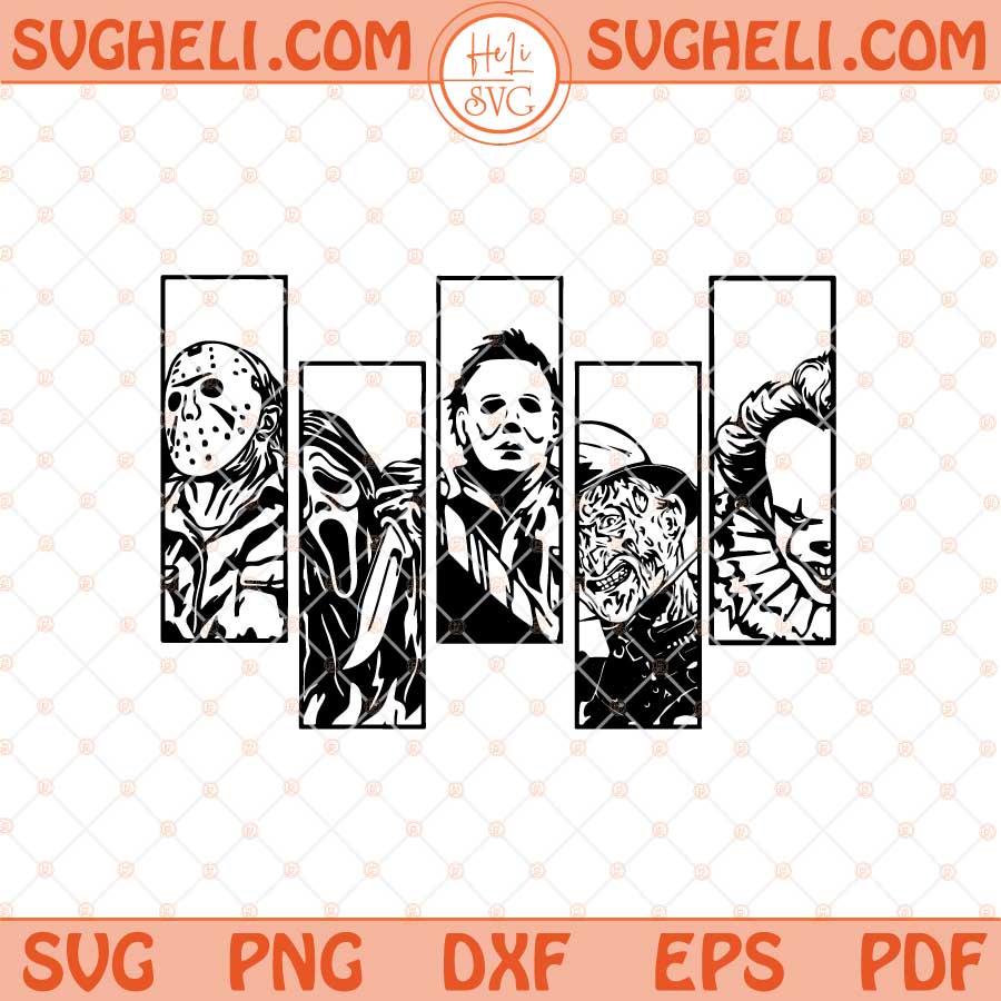 Halloween Horror Movie Killers Svg Halloween Horror Svg