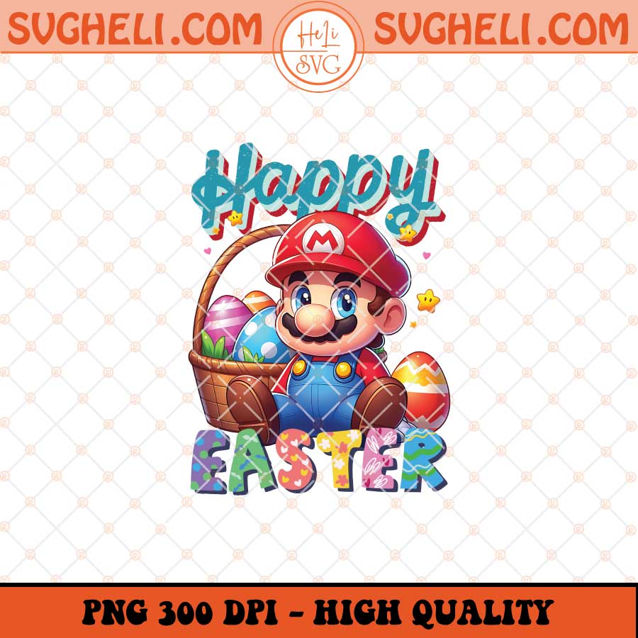Happy Easter Mario Png Mario Easter Bunny Png