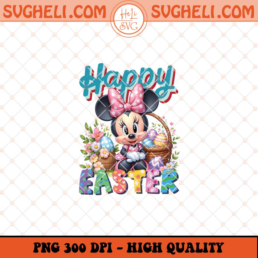 Happy Easter Minnie Png Minnie Easter Bunny Png