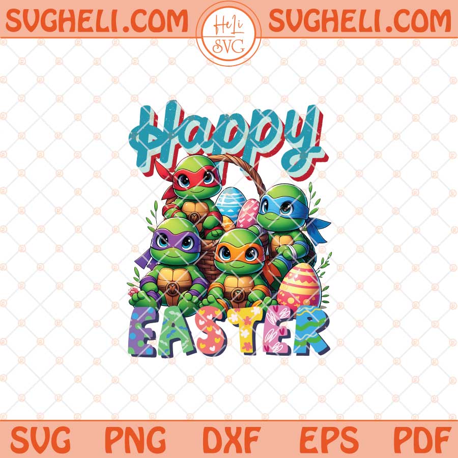 Happy Easter Ninja Turtle Png Ninja Turtle Easter Bunny Png
