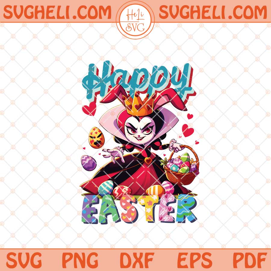 Happy Easter Queen Of Hearts Png Queen Of Hearts Easter Png