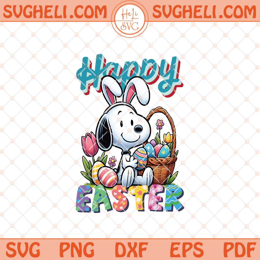 Happy Easter Snoopy Png Snoopy Easter Bunny Png Easter Png