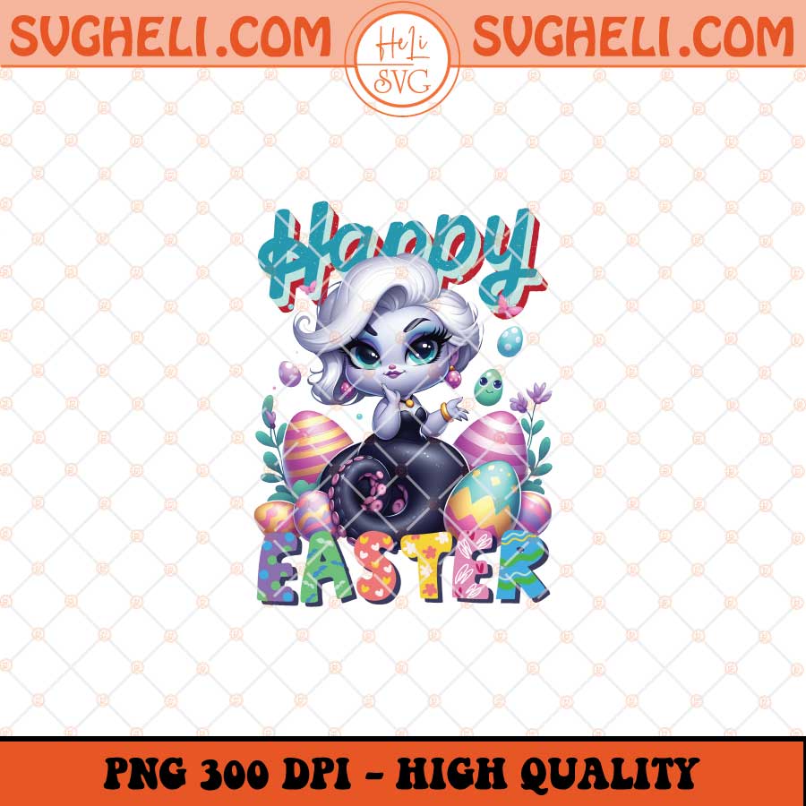 Happy Easter Ursula Disney Png Ursula Easter Bunny Png