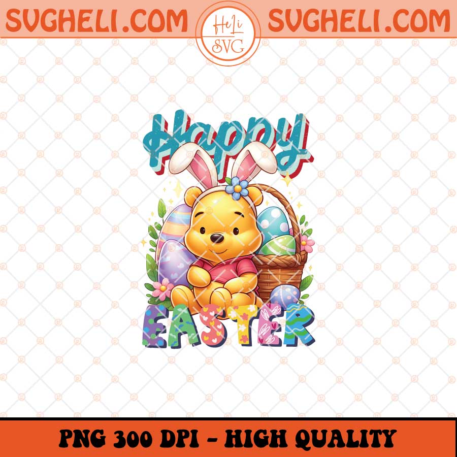 Happy Easter Winnie The Pooh Png Pooh Easter Bunny Png