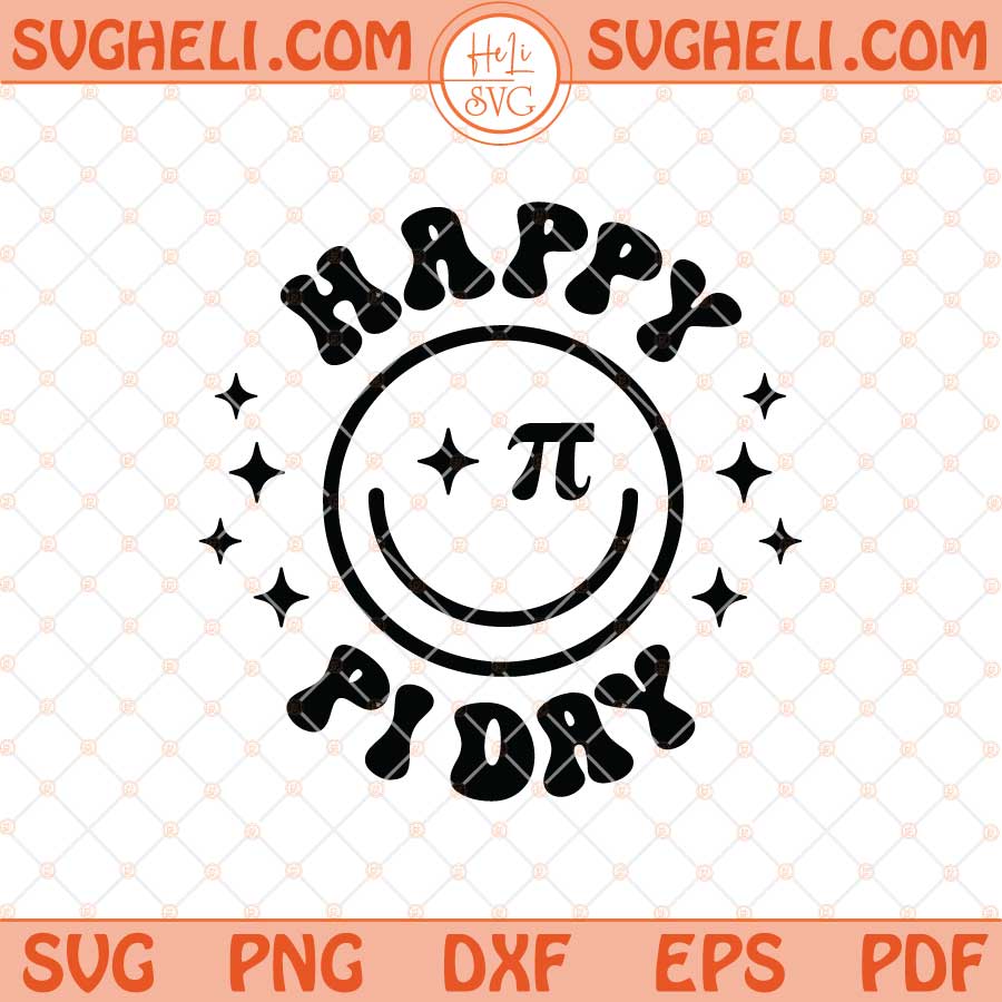 Happy Pi Day Svg Pi Day Svg Math Teacher Svg Trendy Svg