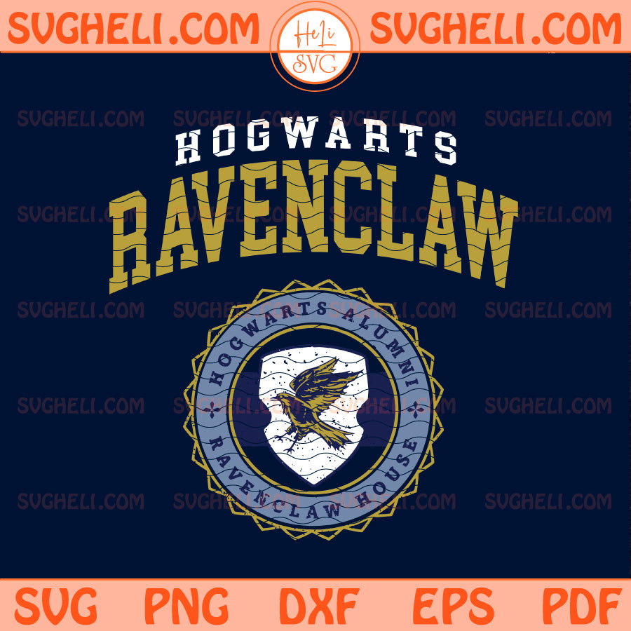 Hogwarts Ravenclaw Svg, Harry Potter Hogwarts Ravenclaw Svg